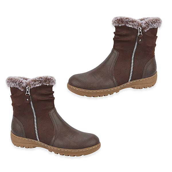 SHOES BY EMMA Hazel Wedge Ankle Boots - 7958987 - TJC