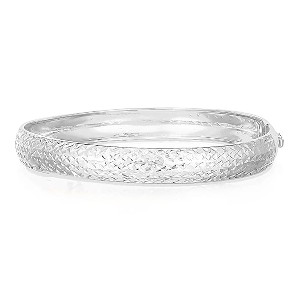 NY Close Out - Sterling Silver Bangle (Size 8) - 7978015 - TJC