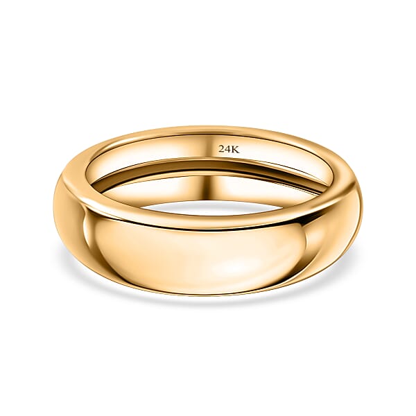 24K Gold Luxury Wedding Band Ring - M7986321 - TJC