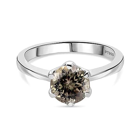 RHAPSODY 950 Platinum AAAA Turkizite Solitaire Ring 1.66 Cts - 8036523 ...