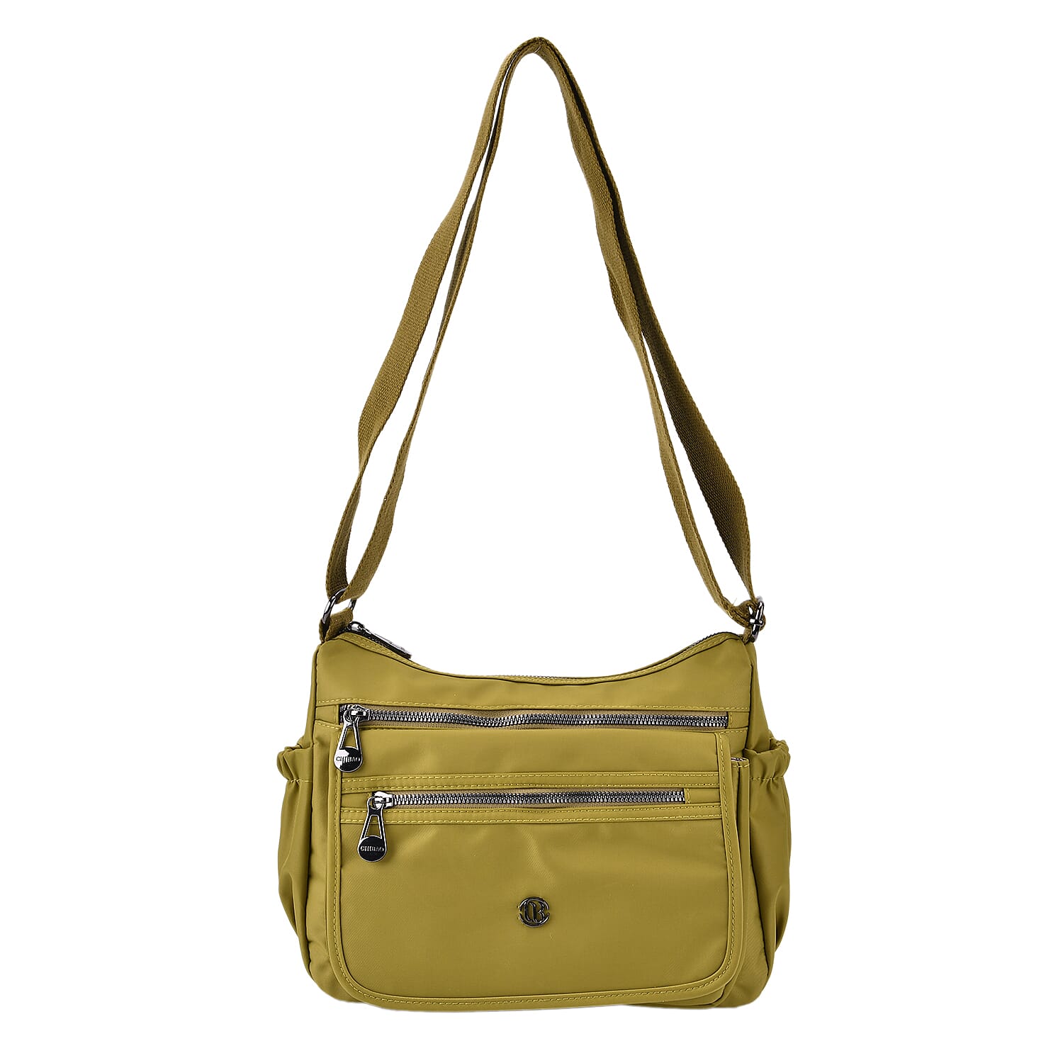 Versatile Messenger Crossbody Bag with Adjustable Strap - Olive ...