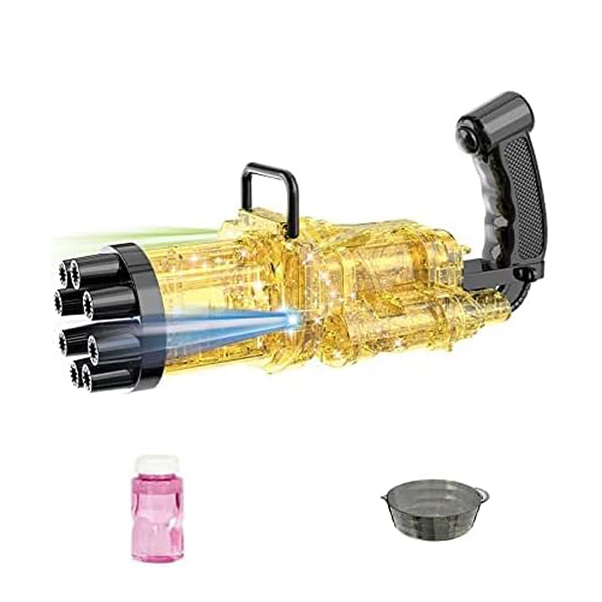 8-Hole Electric Bubble Gun with LED Light - 8050840 - TJC