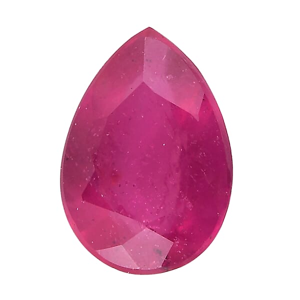 0.9 Ct. Fissure Filled Ruby Loose Gemstone in Pear Shape - 8068358 - TJC