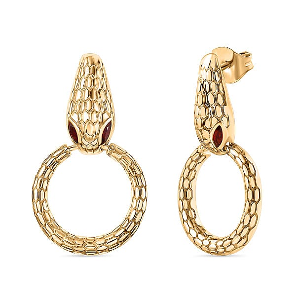 GP Serpentine Collection - Pyrope Garnet and Blue Sapphire Push Back ...