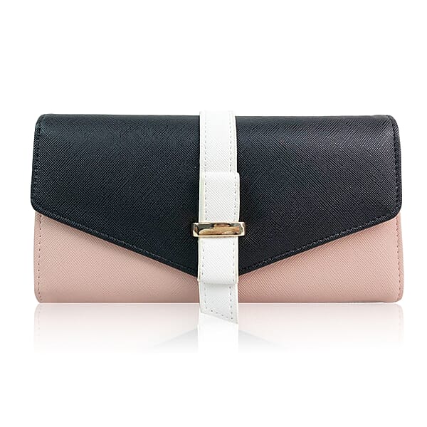 Leatherette Stefanie Colour Block Purse - 1739450771 - TJC