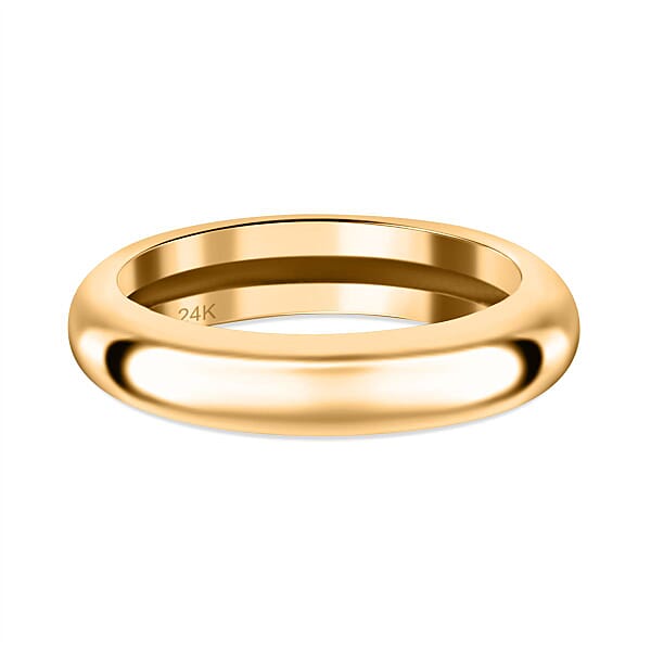 GOLD MEGA CLOSEOUT- 24K Yellow Gold (99.9% Gold Purity) Band Ring ...