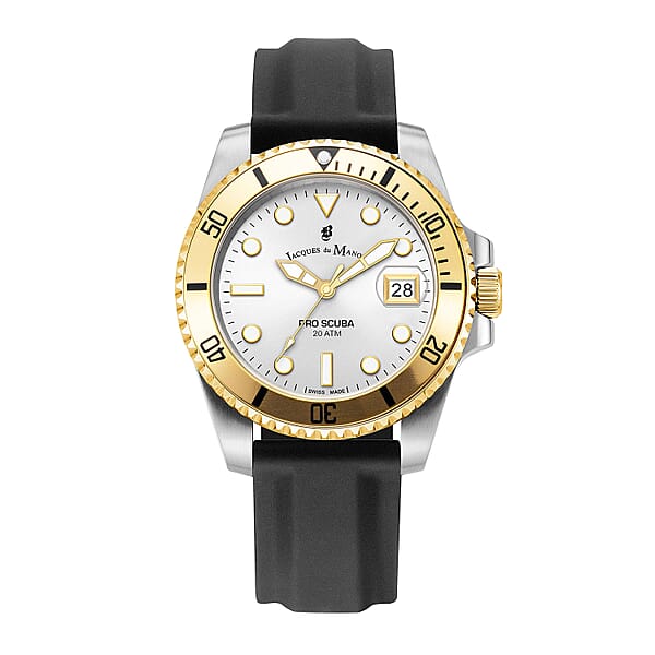 Jacques Du Manoir Swiss Mens Watch in Stainless Steel - 8112438 - TJC