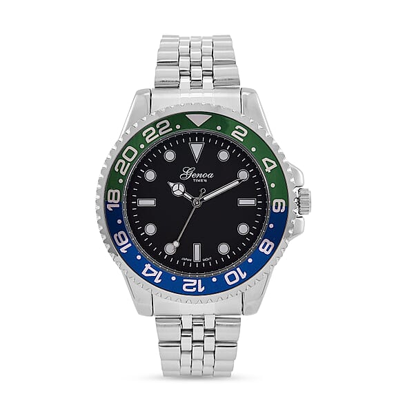 GENOA TIME V2 Miyota 2035 Japan Movt. 3ATM Water Resistant Black Dial ...