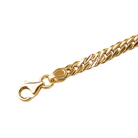 Maestro Collection - 9K Yellow Gold 3.7MM Curb Bracelet 7.5 Inch ...