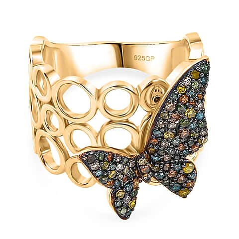 GP Italian Garden Collection - Champagne Diamond & Multi Gemstones ...
