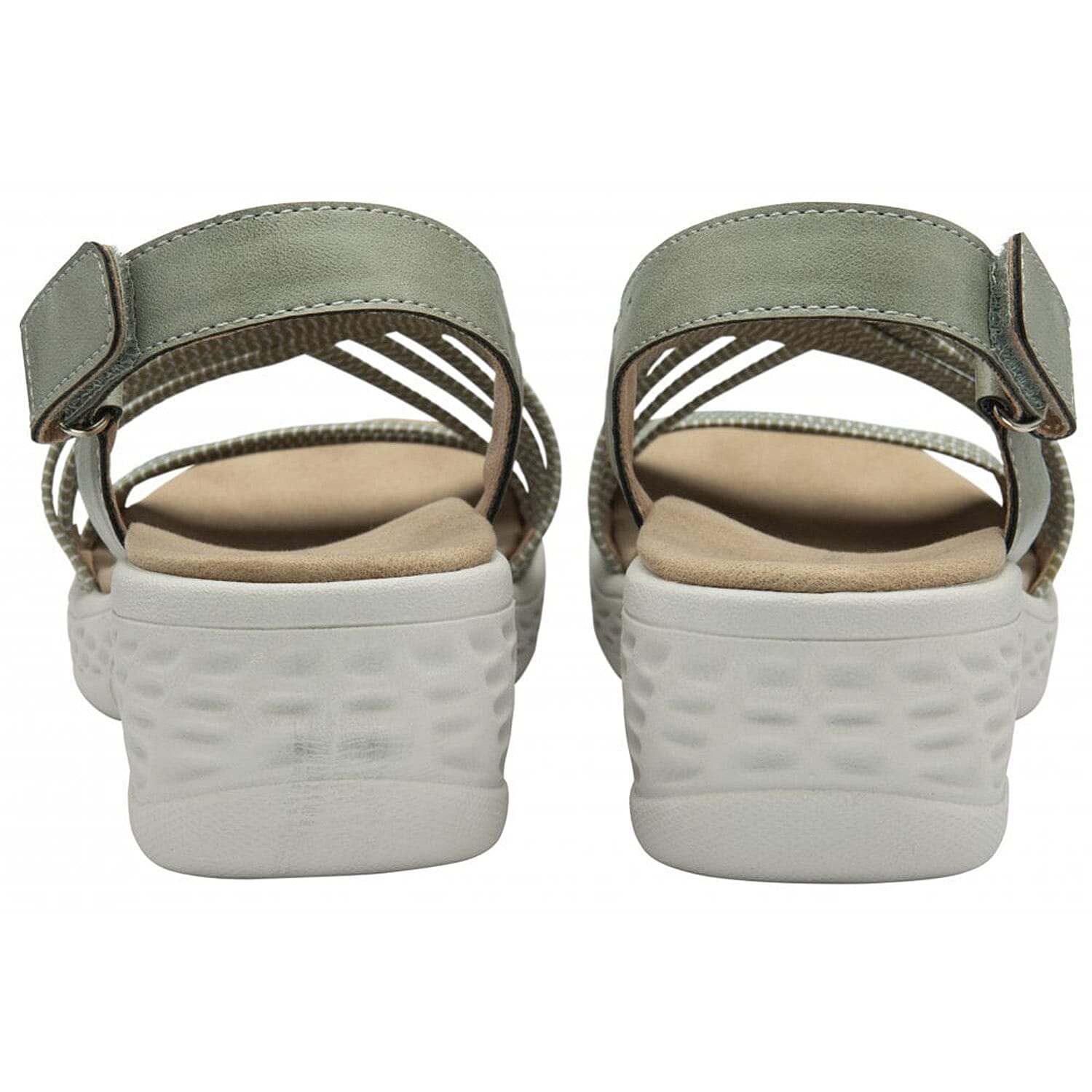 Dunlop Ladies Sandal (Size - 5) - Sage Green - 8227274 - TJC