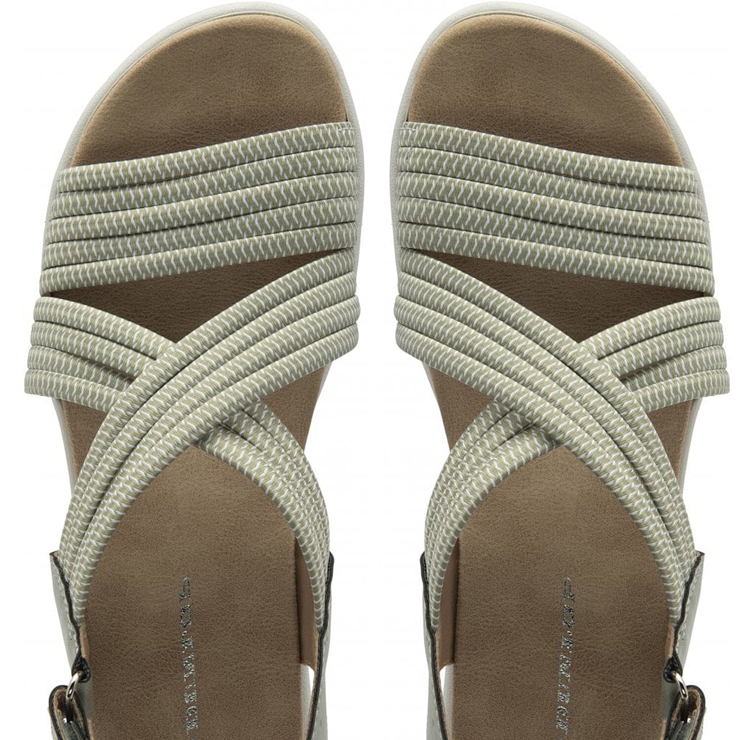 Dunlop Ladies Sandal (Size - 8) - Sage Green - 8227277 - TJC