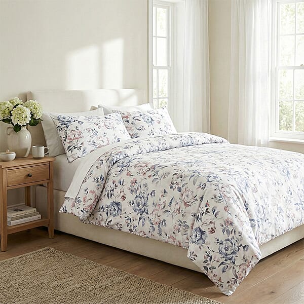 Printed Duvet Cove Set With 1 Pillowcase Fitted Sheet - 1678235738 - TJC