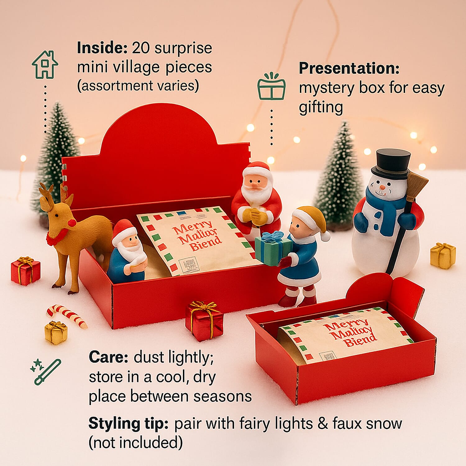 Set of 20 Mystery Christmas Village Box - 8296047 - TJC
