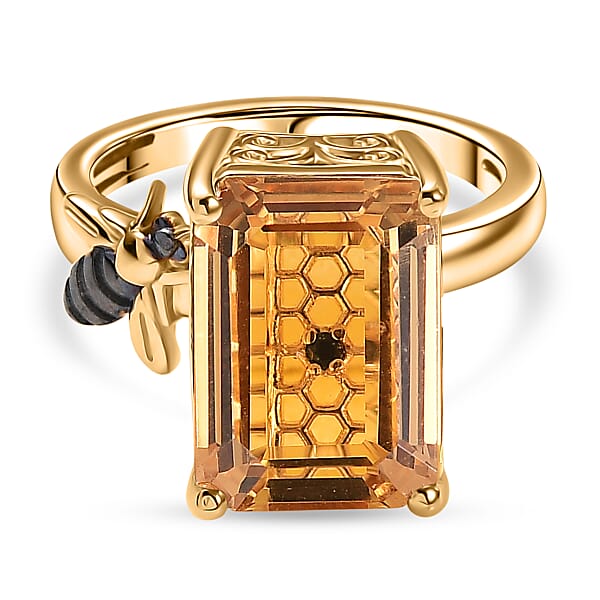 GP - Honeycomb Collection - Citrine & Blue Sapphire Living Creature ...
