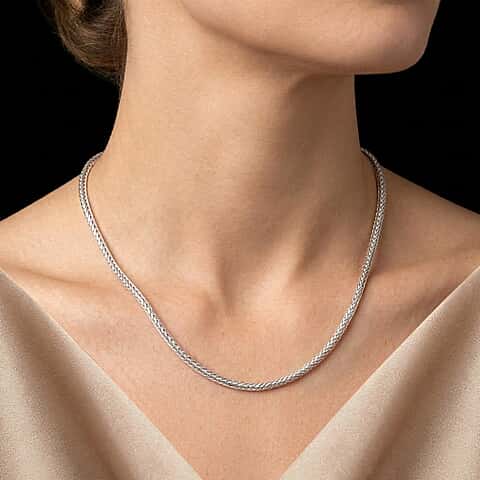 Royal Bali Collection - D'Joy Sterling Silver Necklace (Size - 16) with ...