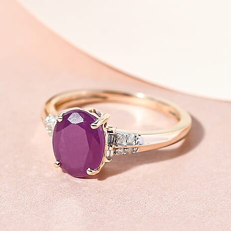 Ruby Rings | Natural Ruby, Silver, Gold and Diamond Rings in UK | TJC