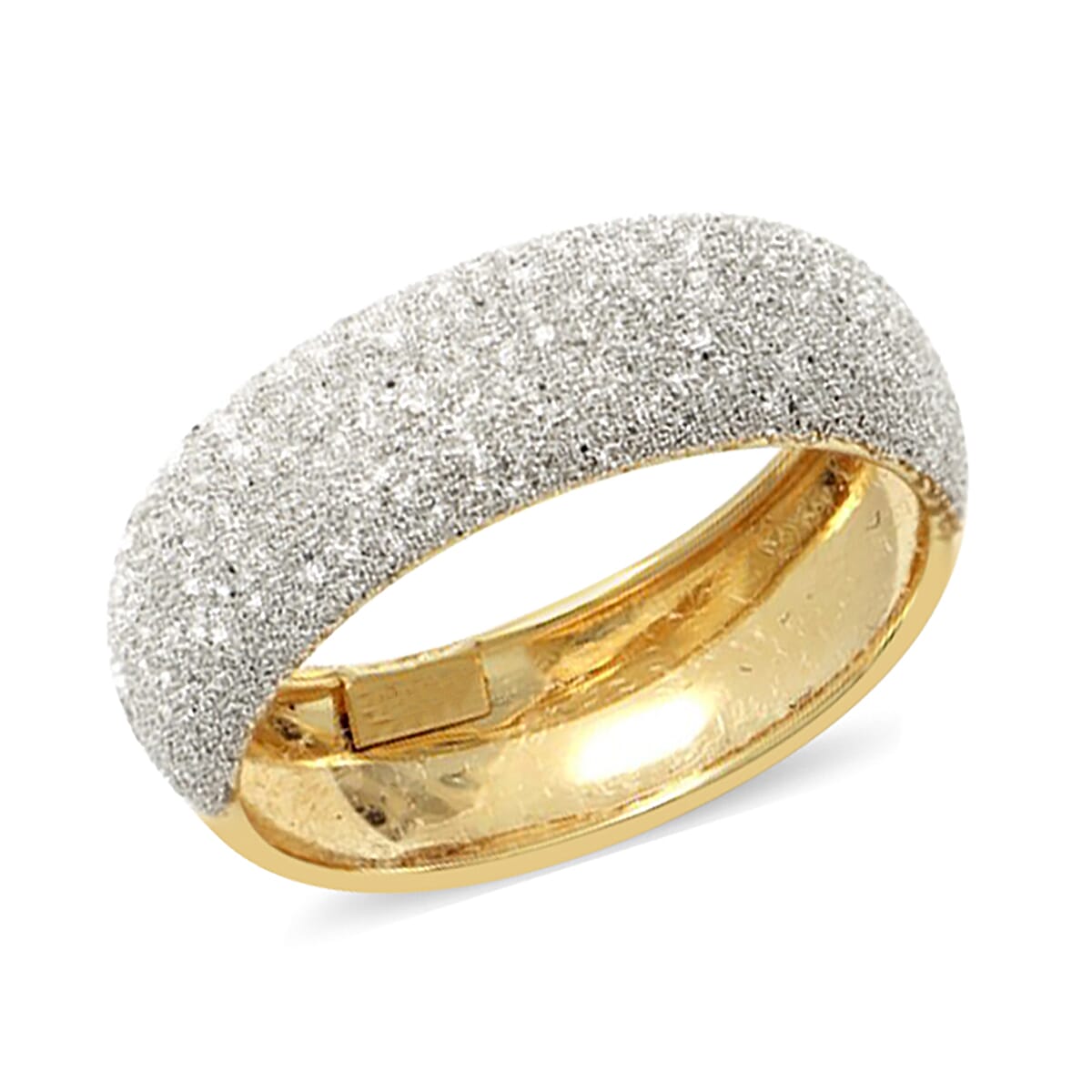 9K Yellow Gold Diamond Cut Spritz Ring - 8729879 - TJC