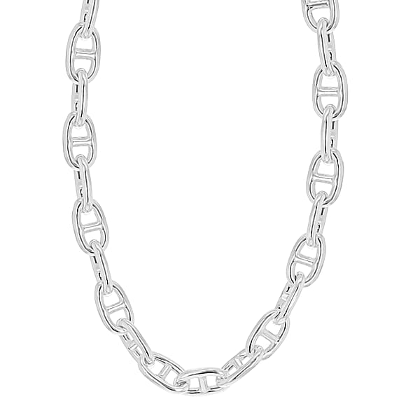 High Finish Sterling Silver Rambo Chain 24 Inch - 8927127 - TJC