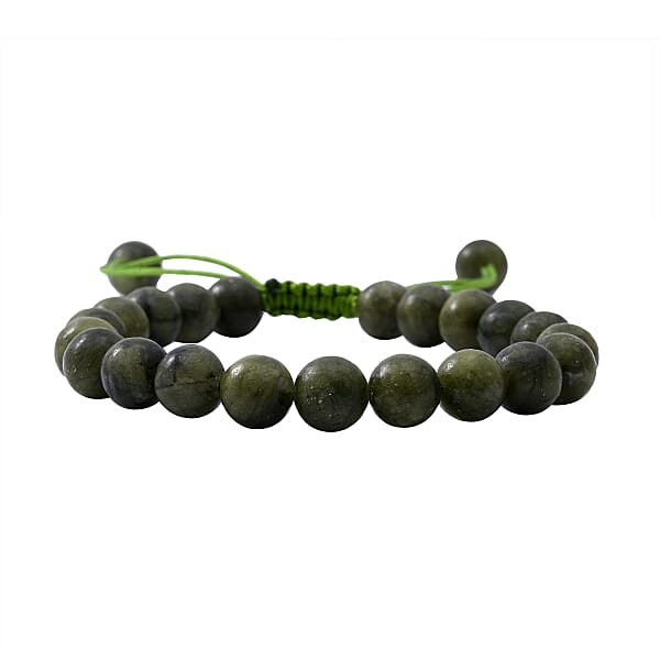 Connemara - Irish Green Stone Bracelet (Size 7.5 Adjustable ) 90.00 Ct ...